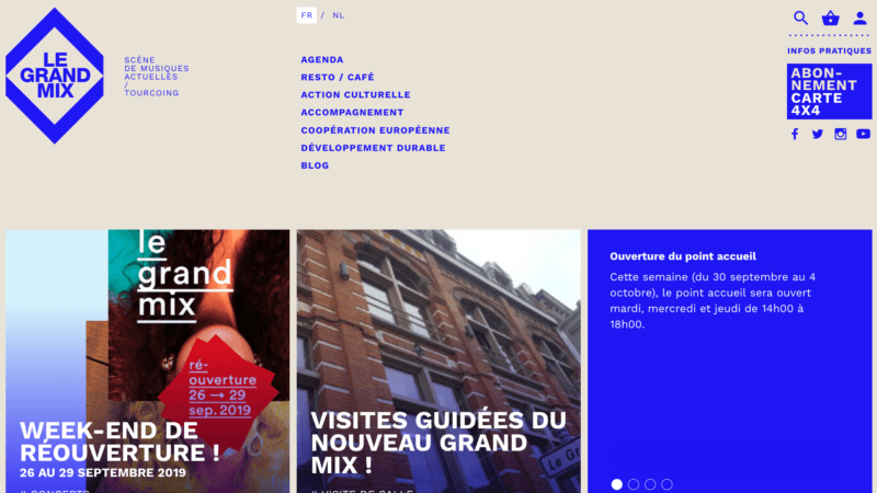 Tourcoing - Réouverture du Grand Mix, scène de musiques actuelles ...